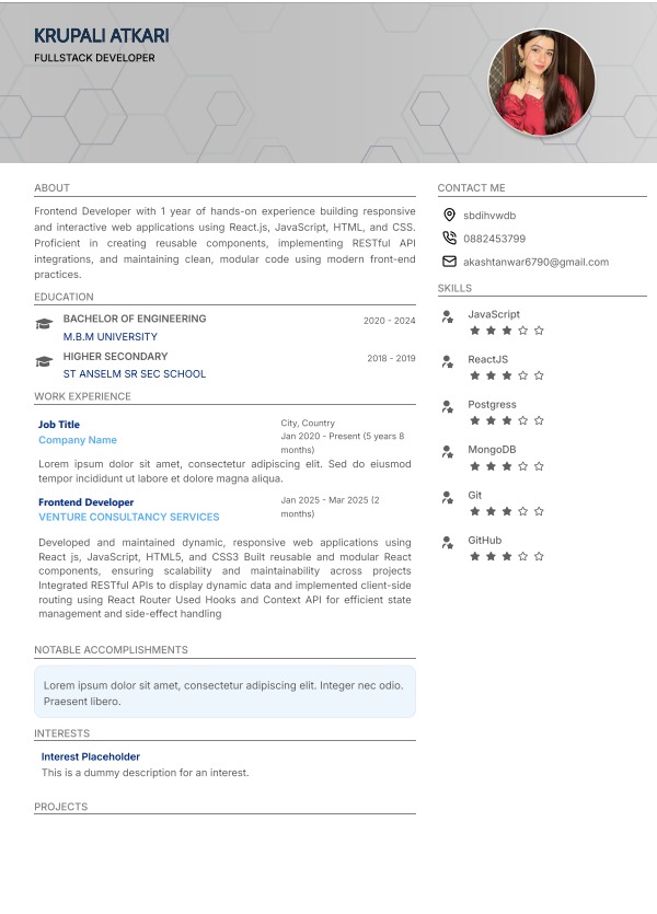 Build My CV