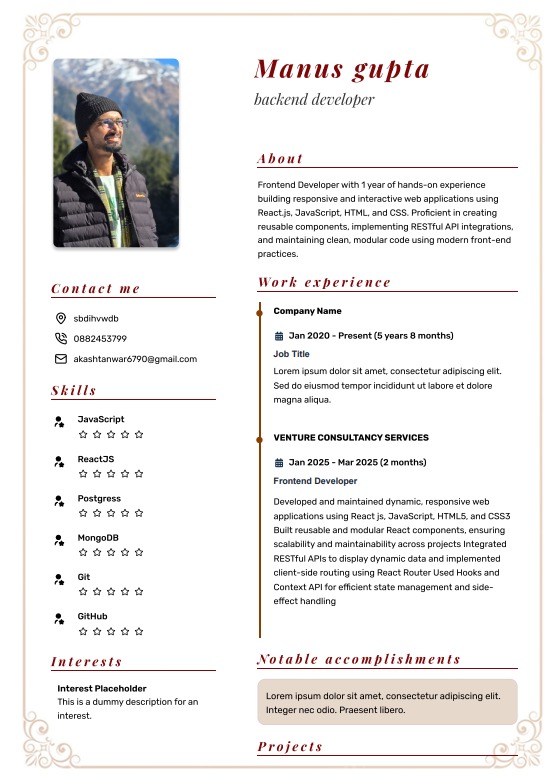 Build My CV